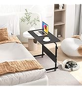 Amazon.com: SogesPower 2 Platforms Mobile Laptop Desk Adjustable Side ...