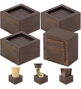 Amazon.com: FASONLA Bed Risers (Set of 8) Furniture Risers Lifts Height ...