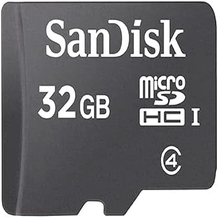 Amazon.com: Sandisk 32GB MicroSDHC Class 4 Memory Card & MicroSDHC Card ...