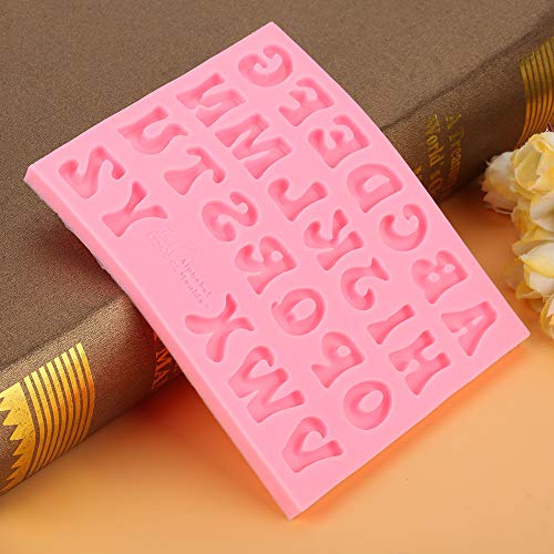 Chocolate Letter Mould Alphabet Chocolate Moulds Pink Silicone Mold ...