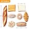 Amazon.com: Joeabor 8pcs Artificial Bread Set, Realistic Fake Food for ...