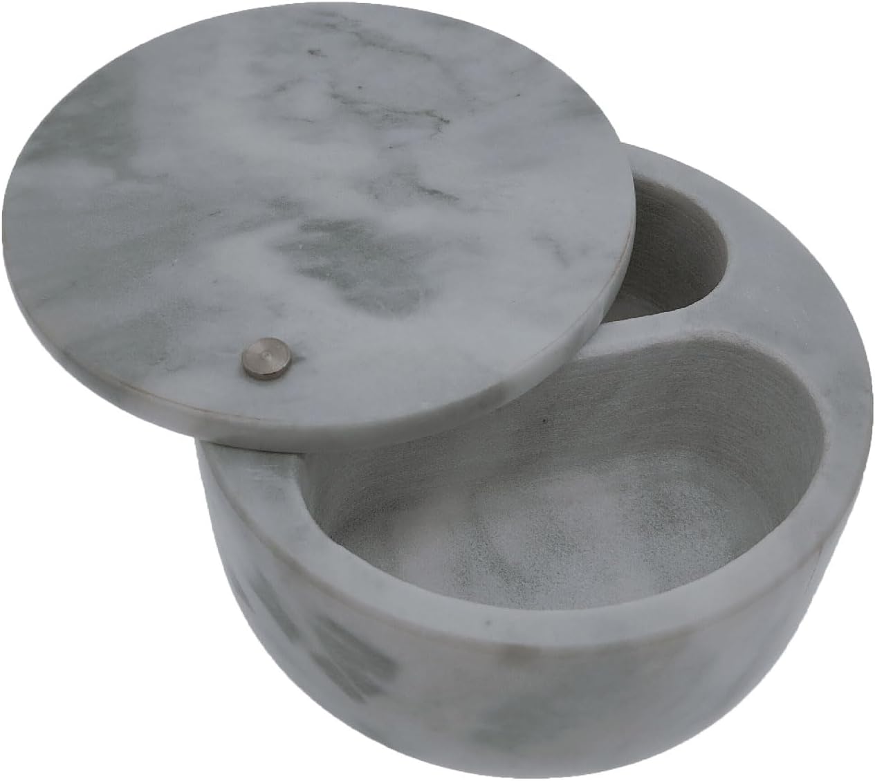Amazon.com: Kerixi Marble Salt Cellar and Storage Box with Two ...