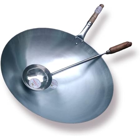 Buy A S Big Size Shiny Quoted Chinese woks Chinese Iron Kadai with ...