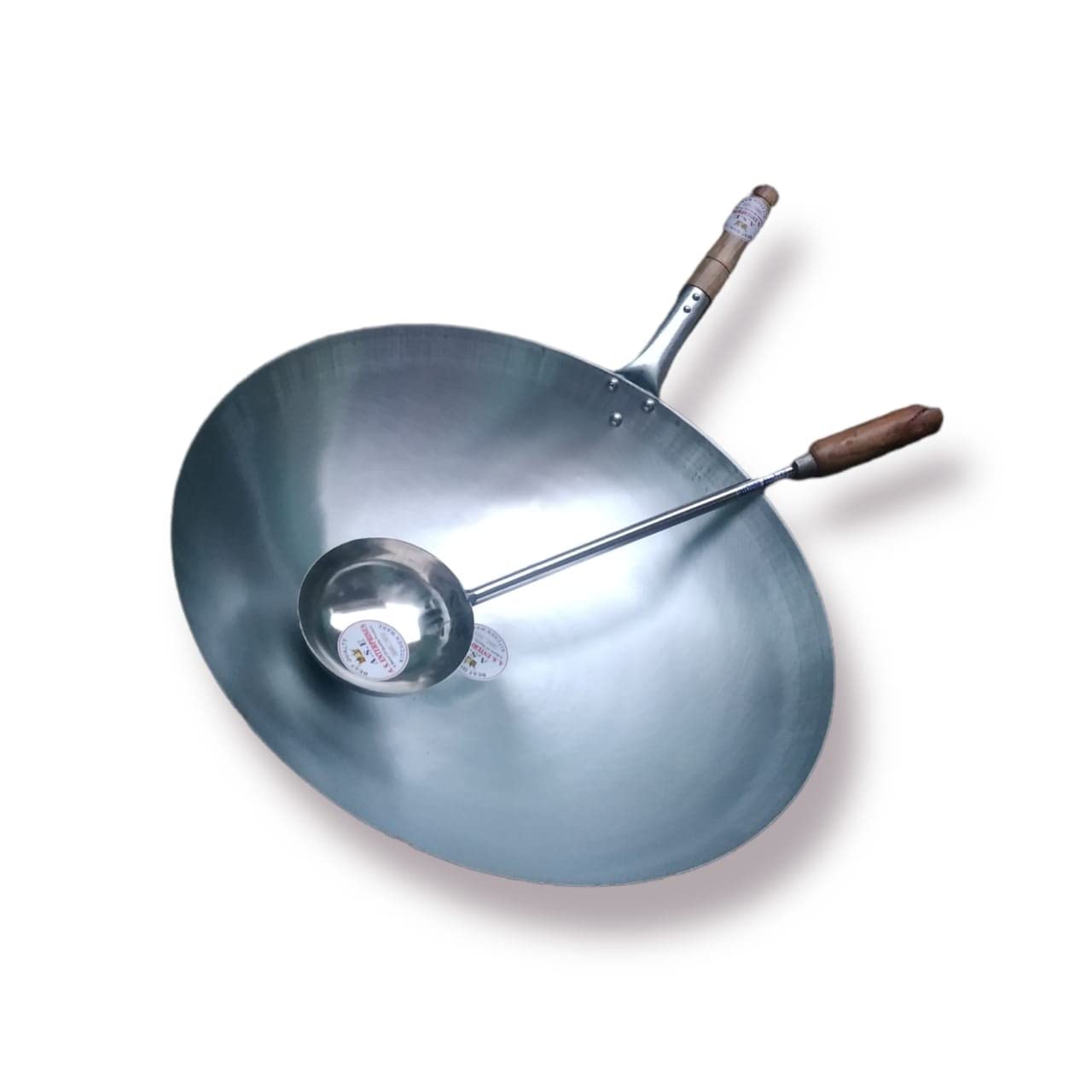Buy A S Big Size Shiny Quoted Chinese woks Chinese Iron Kadai with ...