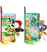 Amazon.com : BBWOO Soft Baby Book - Baby Toy - Newborn Boys Girls ...