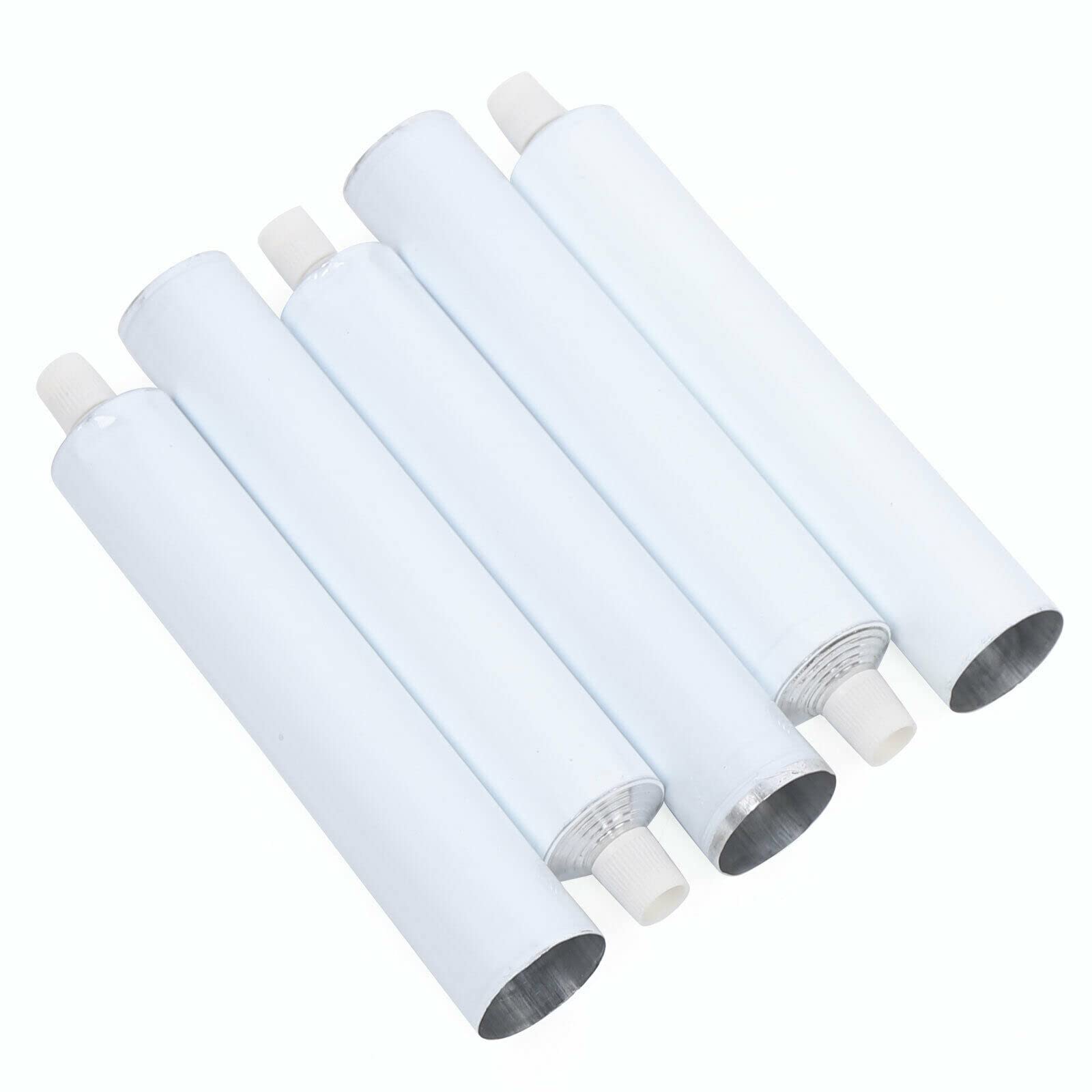 Amazon.com: 100Pcs Aluminum Empty Toothpaste Tubes Refillable Travel ...