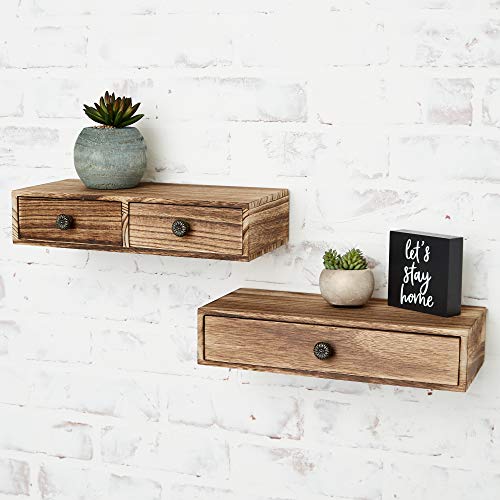 8 Best Floating Shelves with Drawer - Wall Mounted Shelf