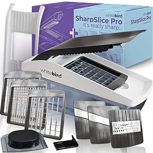 SharpSlice Pro Vegetable Chopper 6-in-1 Kitchen Mandoline Vegetable ...