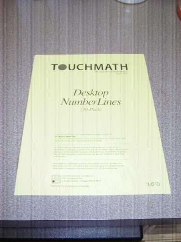Touchmath Desktop Number Lines: Amazon.com: Books