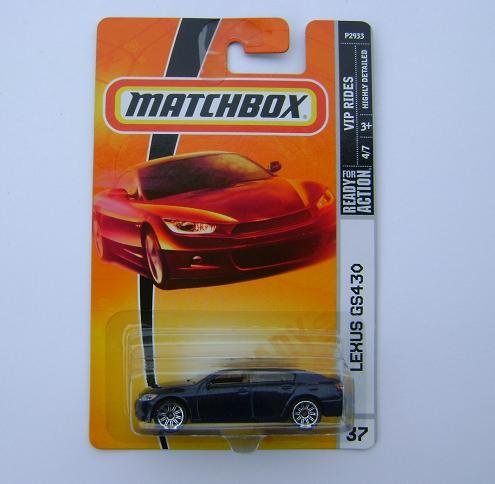 Matchbox Lexus GS430 Dark Blue # 37, 2008 VIP Rides, 1:64 Scale ...