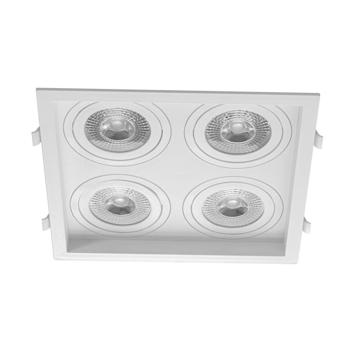 Spot Embutir Quadruplo Recuado P/LED PAR20 SAVE ENERGY ST2843 (Branco) | Amazon.com.br