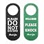 Do Not Disturb Door Hanger Sign (Green/Red Double Sided) Please Do Not ...