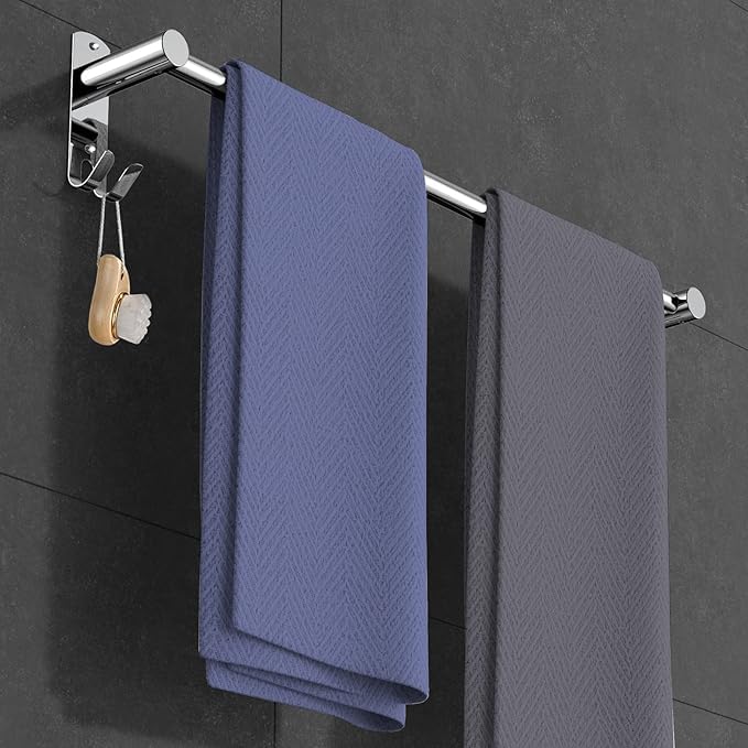 SUNDRY Stainless Steel Hook Towel Rack for Bathroom/Towel Stand/Hanger ...