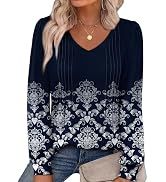 Alaroo Womens Summer Tops Short Sleeve Shirts Crew Neck Cute Trendy ...