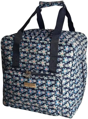 Sewing Online Large Overlocker Bag, Grey Polka Dot | 38 x 36 x 33cm ...