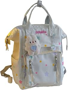 Amazon.com | irLocy Star Backpack Y2K Backpack College Backpack Cute ...