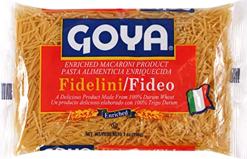 Goya Foods Fidelini Pasta, 7 Ounce (Pack Of 20)