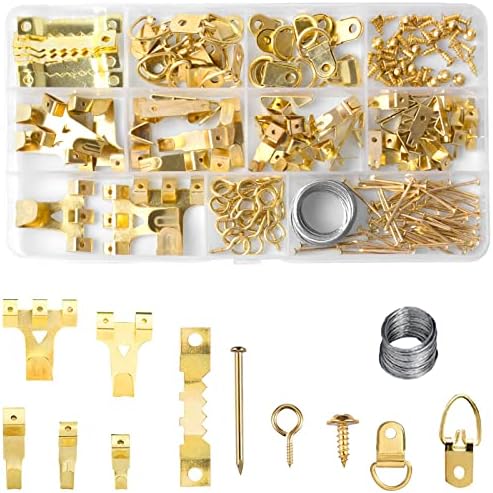 MAPVOLUT 372 PCS Picture Hanging Kit, with Sawtooth Picture Hangers ...