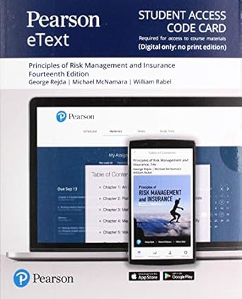 Buy Principles of Risk Management and Insurance Pearson Etext Access ...