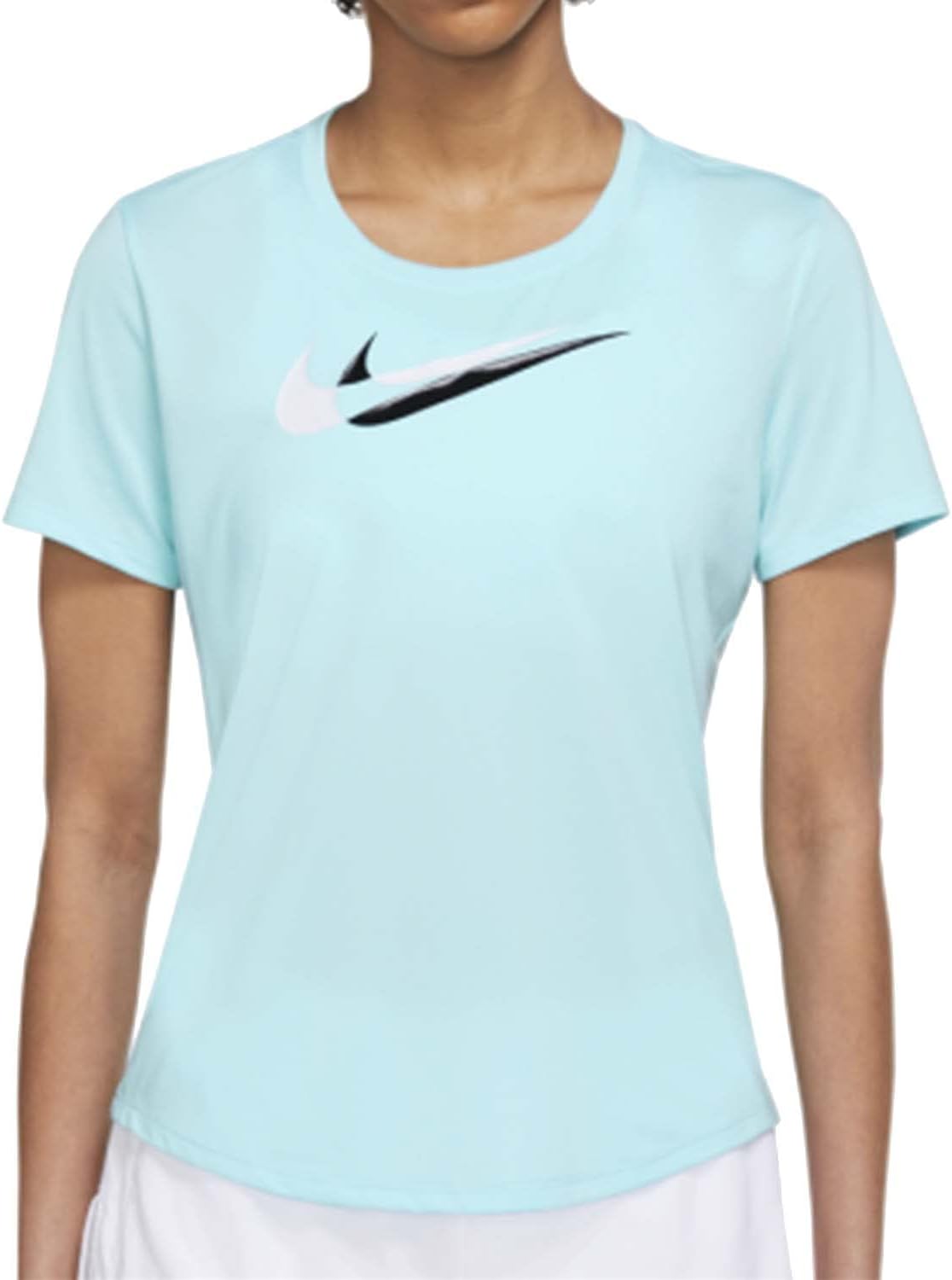 Amazon.com: Nike Dri-fit Swoosh Run Short-Sleeve Running Top Womens S ...