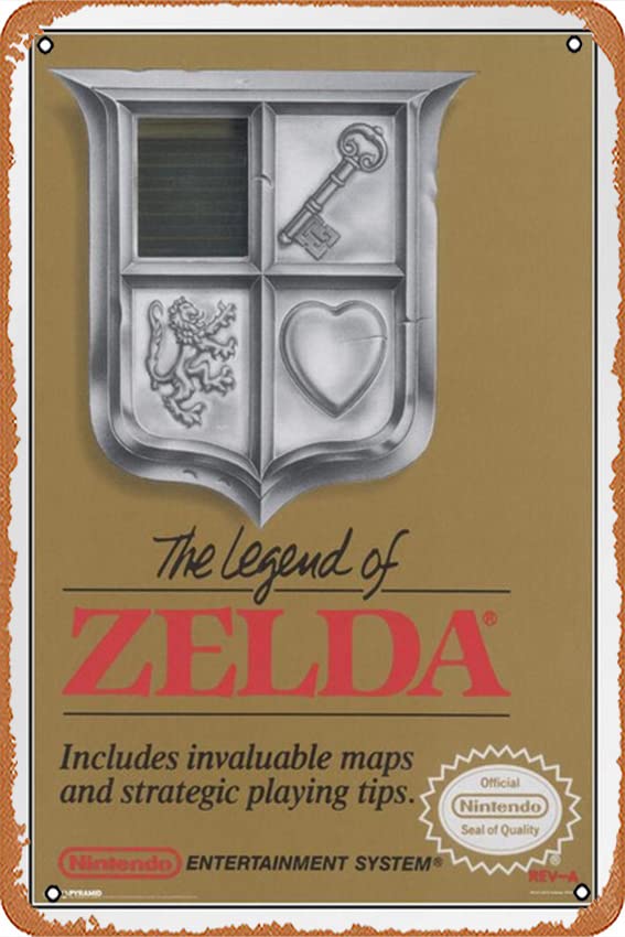 Snapklik.com : Retro Metal Tin Sign The Legend Of Zelda Super Ninetendo ...