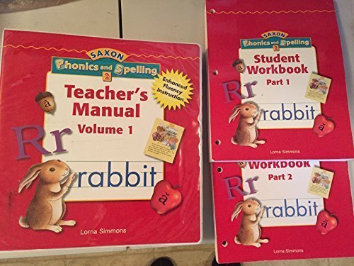 Saxon Phonics and Spelling 2 Part 1 (1): Lorna Si,ons: 9781591411543 ...