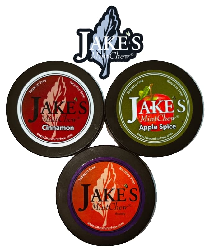 Amazon.com: Jake's Mint Chew - Cinnamon, Apple Spice, Brandy - Tobacco ...