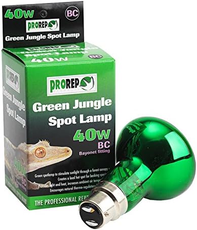 ProRep BC Spot Lamp, 40 Watt, Green Jungle : Amazon.co.uk: Pet Supplies