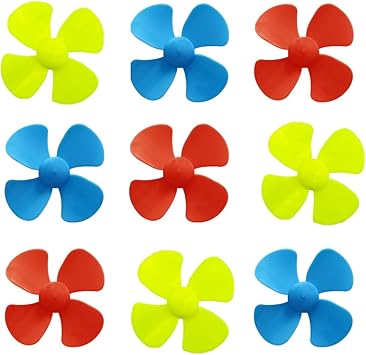 Amazon.com: 30PCS Motor Propellers 2mm Shaft Propellers with 4-Blades ...