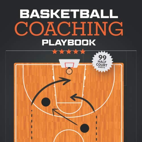 Basketball Playbook Court Diagram: 8.5" x 8.5" Notebook for Drawing Up ...