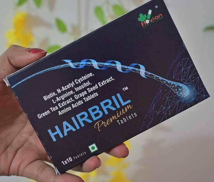 HAIRBRIL Healthy Hair Supplement 30 Tablets (Pack Of 3), 0.07 Kilograms ...