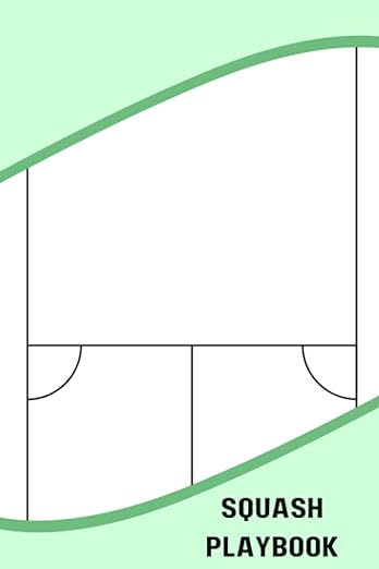 Amazon.com: Squash Playbook: Blank Squash Field Diagram Notebook To ...