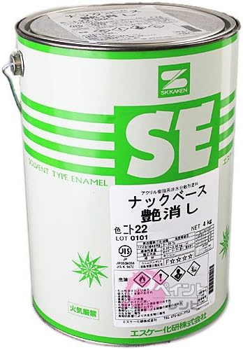 Amazon.co.jp: エスケー化研 ナックベース 艶消し 濃彩 4kg SR-426 : DIY・工具・ガーデン