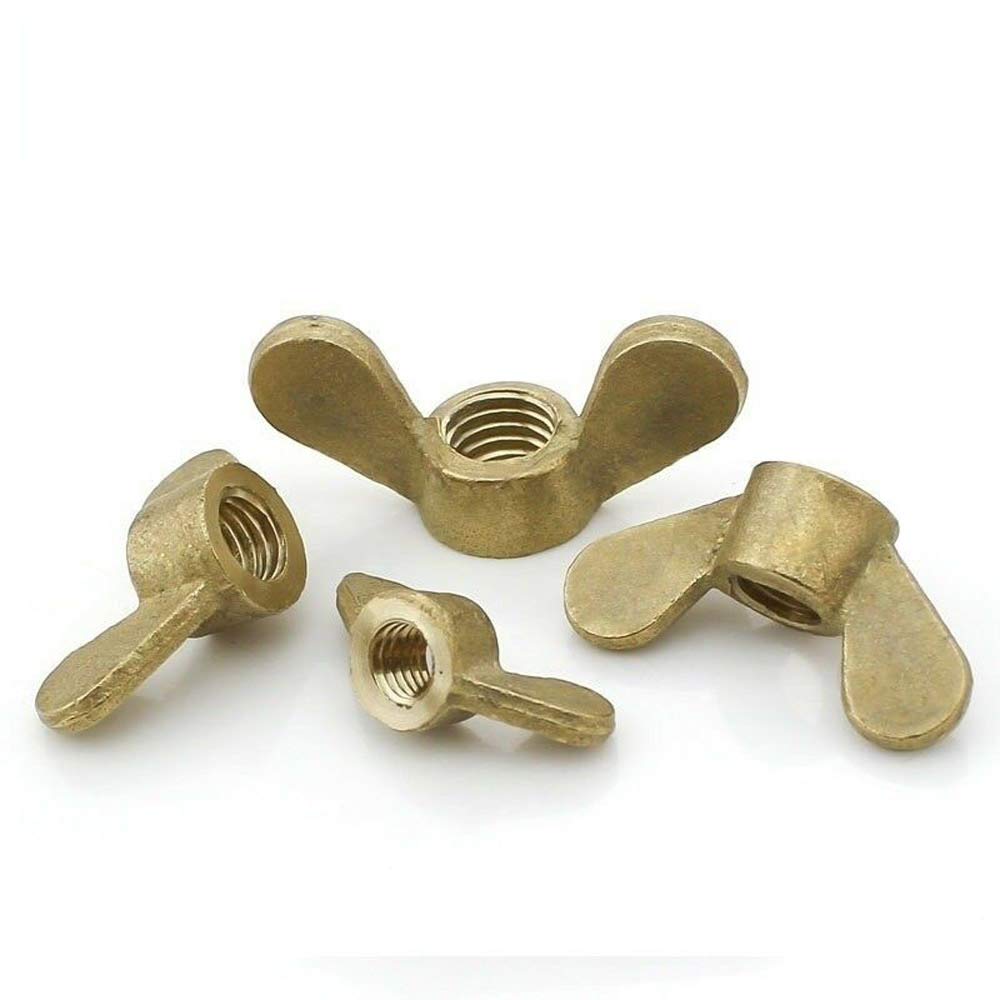 M3-M12 Solid Brass Butterfly Wing Nuts to Fit Metric Coarse Bolts ...