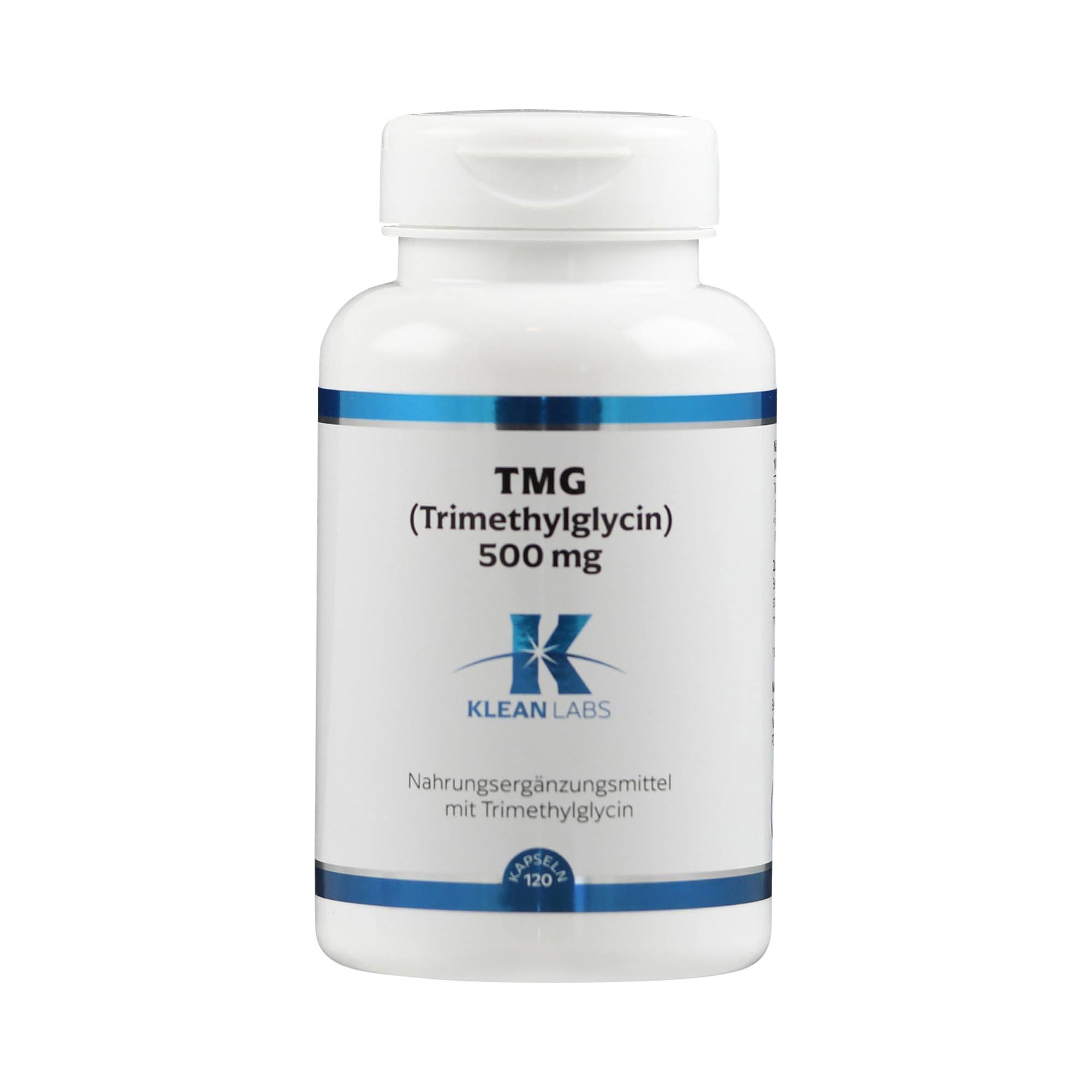 Klean Labs – TMG (Trimethylglycine) 500 mg per capsule – 120 capsules ...