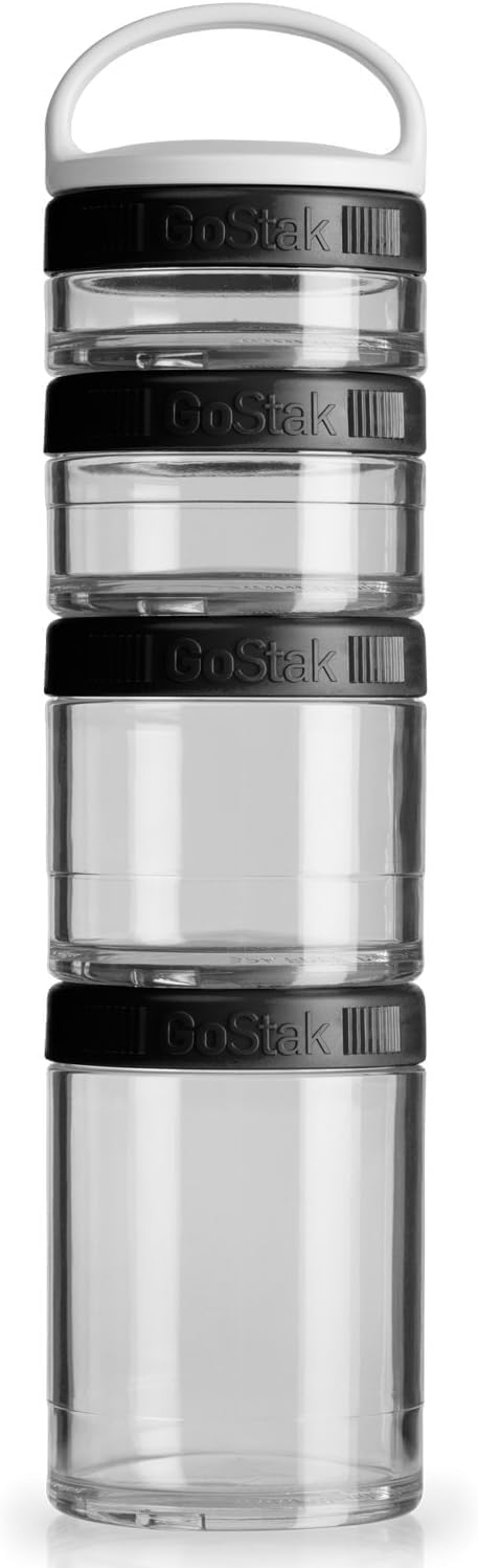Amazon.com: BlenderBottle GoStak Food Storage Containers for Protein ...