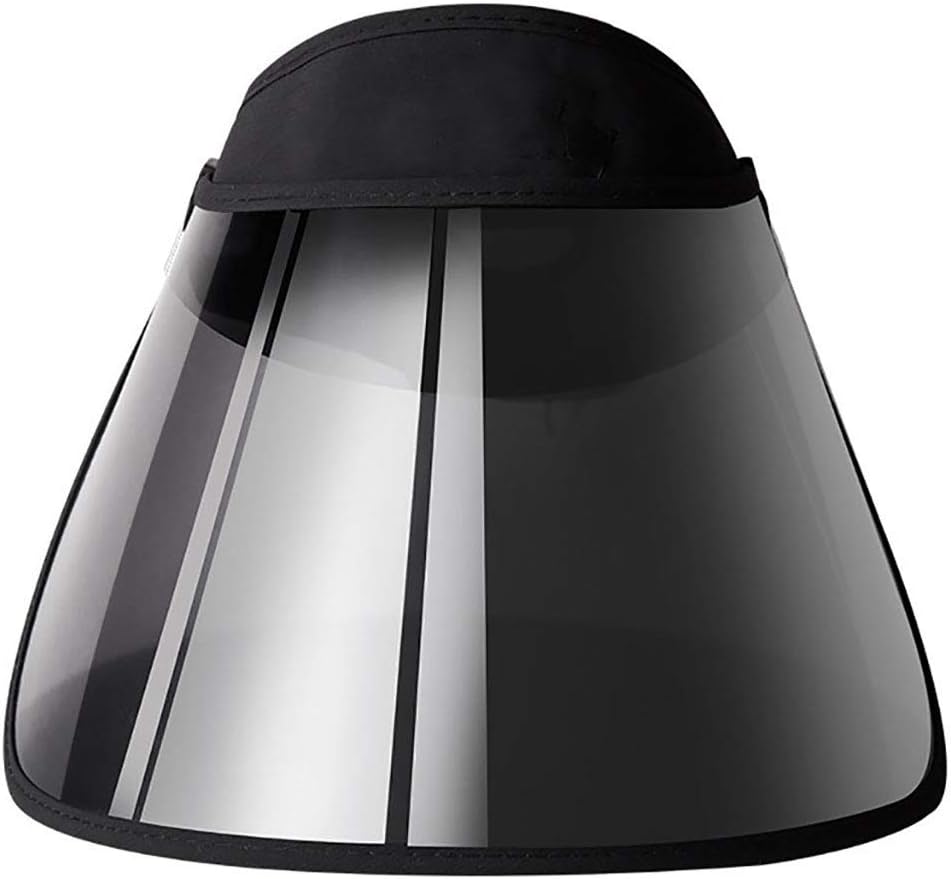Haowen Sun Anti-UV Visor Hat,Women Outdoor UPF50 Full Face Plastic ...