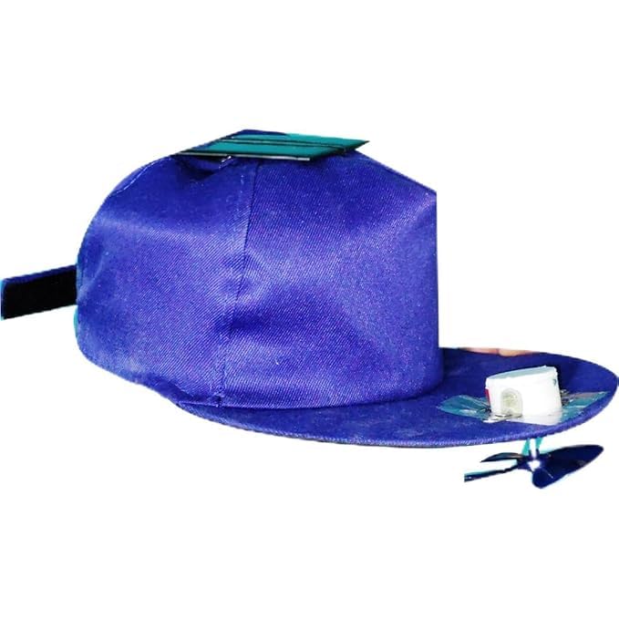 Buy Solar-Powered Fan Cap with Cooling Function,Power Bank,Fan Charging ...