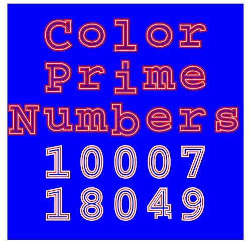 Amazon.com: Color Prime Numbers: 10007-18049: 9781532978258: Gurtowski ...