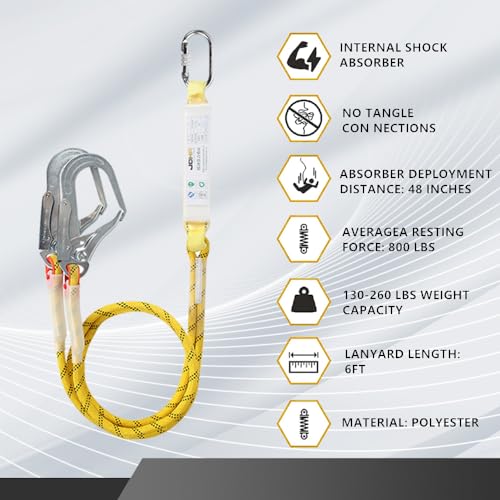 Snapklik.com : Ymachray Universal Full-Body Fall Protection Safety Harness