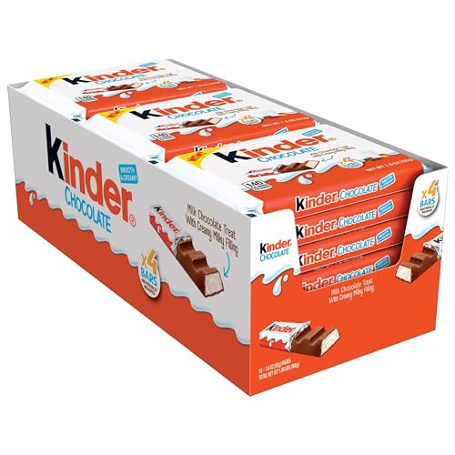 Kinder Chocolate, 18 Four Count Packs, Milk Chocolate Bar With Creamy ...