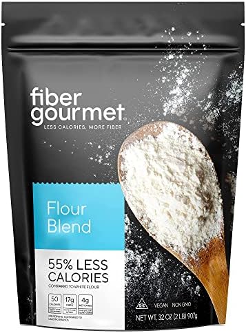 Amazon.com : Fiber Gourmet Low Carb Flour Blend, Non GMO, Vegan All ...