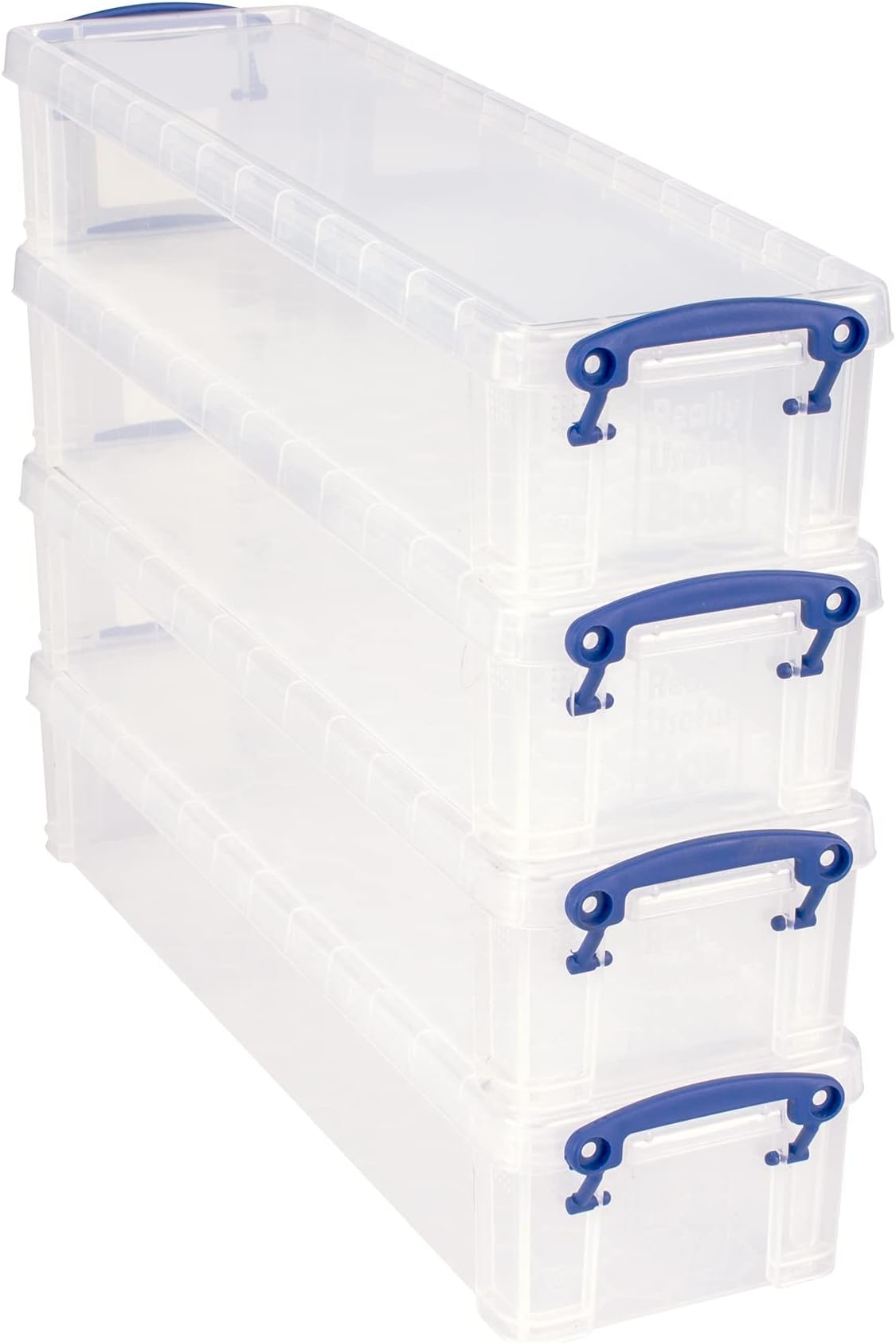 Amazon.com: Really Useful Plastic Storage Box 1.5 Litre Clear (Pack of ...