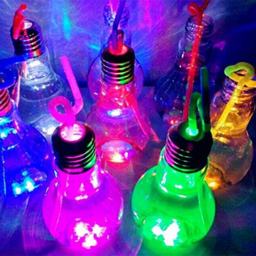 8CED Water Bottle Luminous Bottle Bulb Beverage Bottle Lamp 400ml 400ml ...