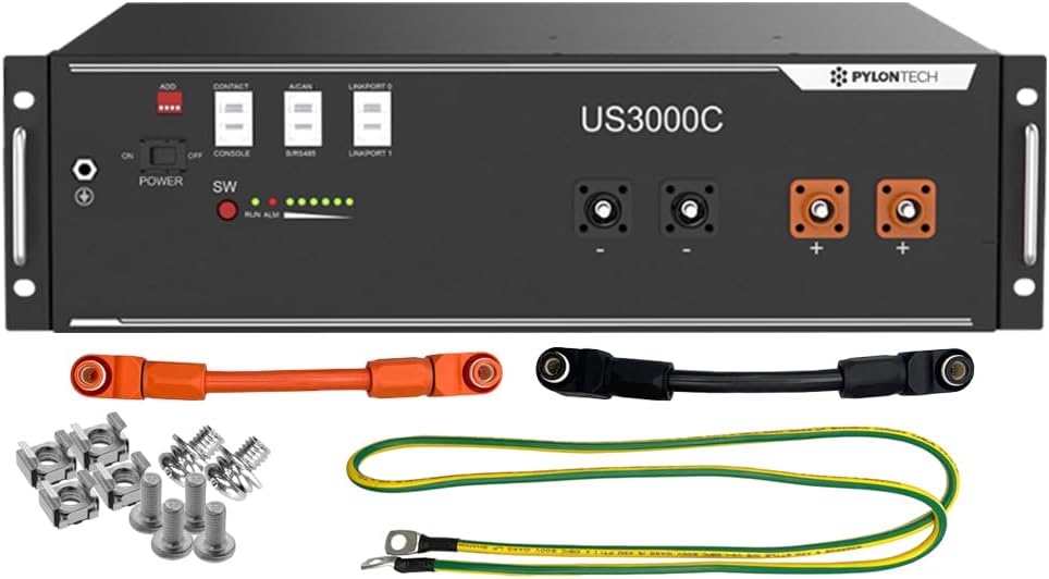 Pylontech US2000C Lithium Ion Battery 2.4kWh 48V By Voltacon Solar Off ...