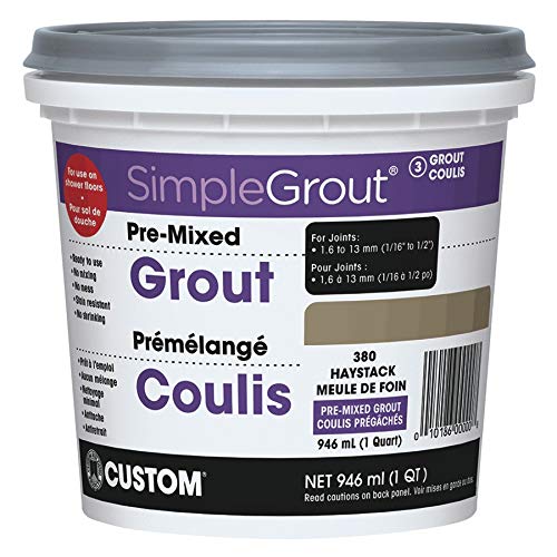 Premixed Sanded Grout - #380 Haystack, 946 ml: Amazon.com: Tools & Home ...