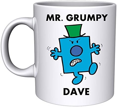 SMB Novelties Personalised Mr Grumpy Mug D2 : Amazon.co.uk: Home & Kitchen