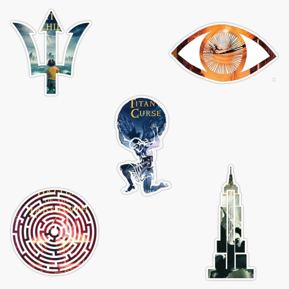 Amazon.com: Percy Jackson and The Olympians Sticker Vinyl Waterproof ...