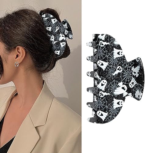 Amazon.com : Halloween Hair Clips Terror Ghost Non-Slip Black Grimace ...