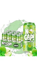 Amazon.com : No Cap! Healthy Soda Alternative, Zero Sugar, Low Calorie ...